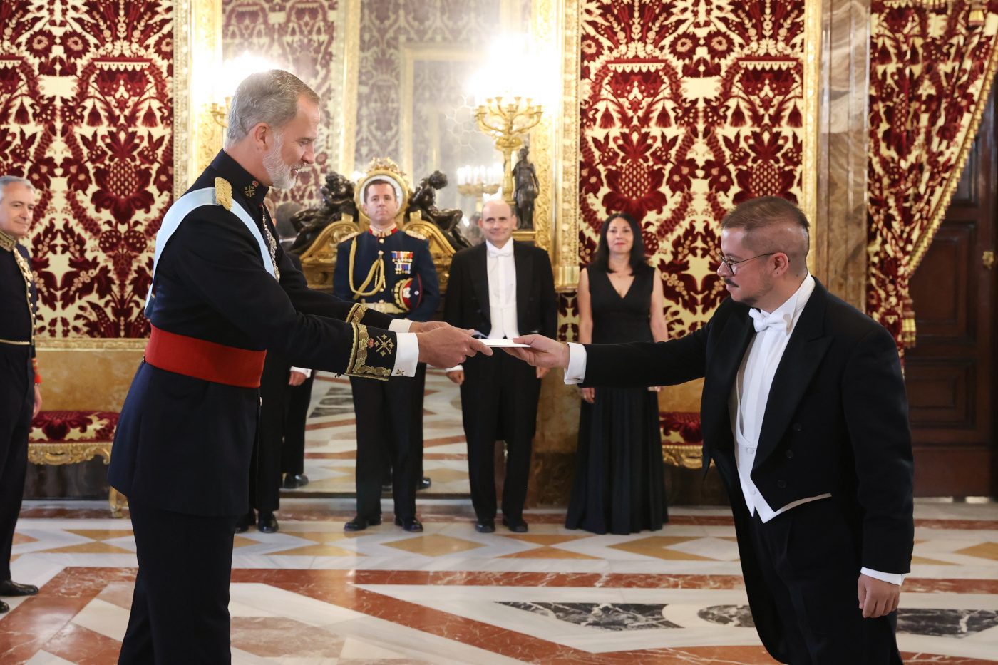 Rey De España Recibió Hoy Cartas Credenciales Del Nuevo Embajador De