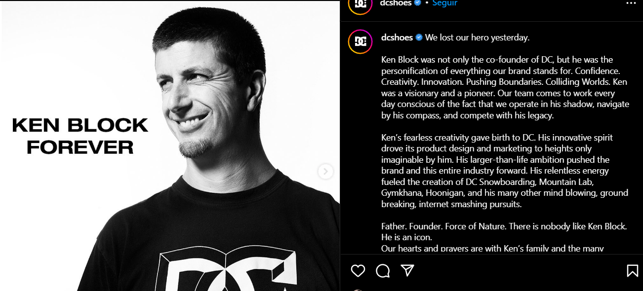 Muere Ken Block, piloto ícono del rally estadounidense