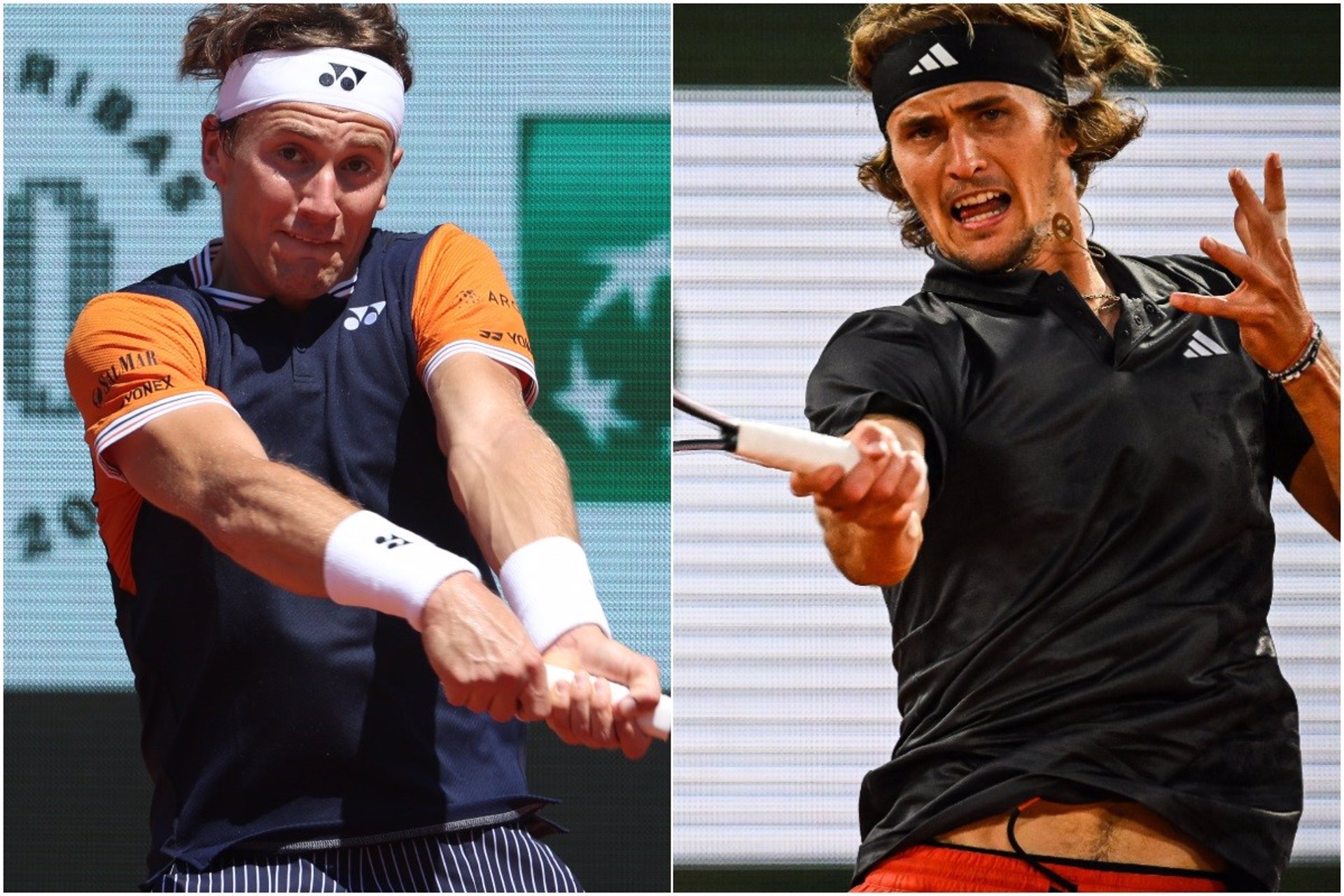Casper Ruud y Alexander Zverev se enfrentarán en la otra semifinal de ... Casper Ruud y Alexander Zverev se enfrentarán en la otra semifinal de ...